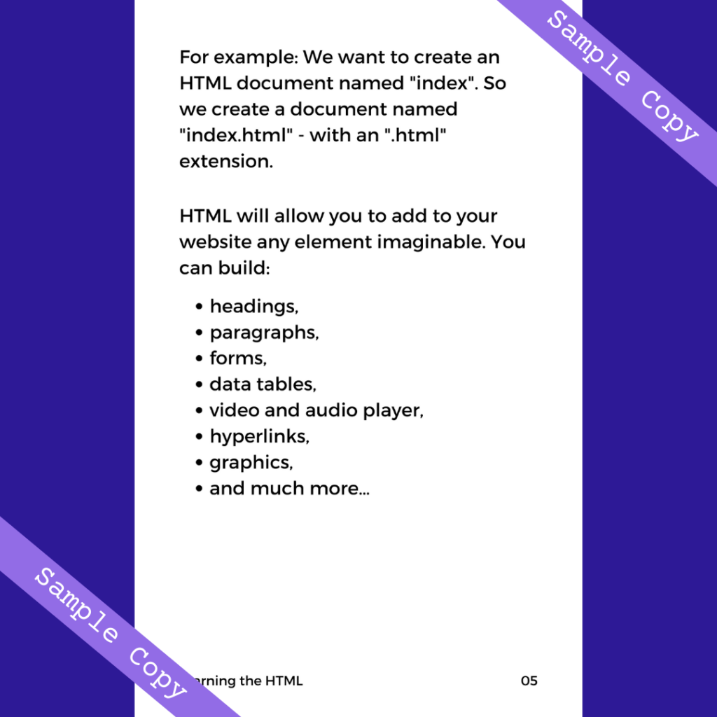 Learning the HTML Markup Language – Coding Home