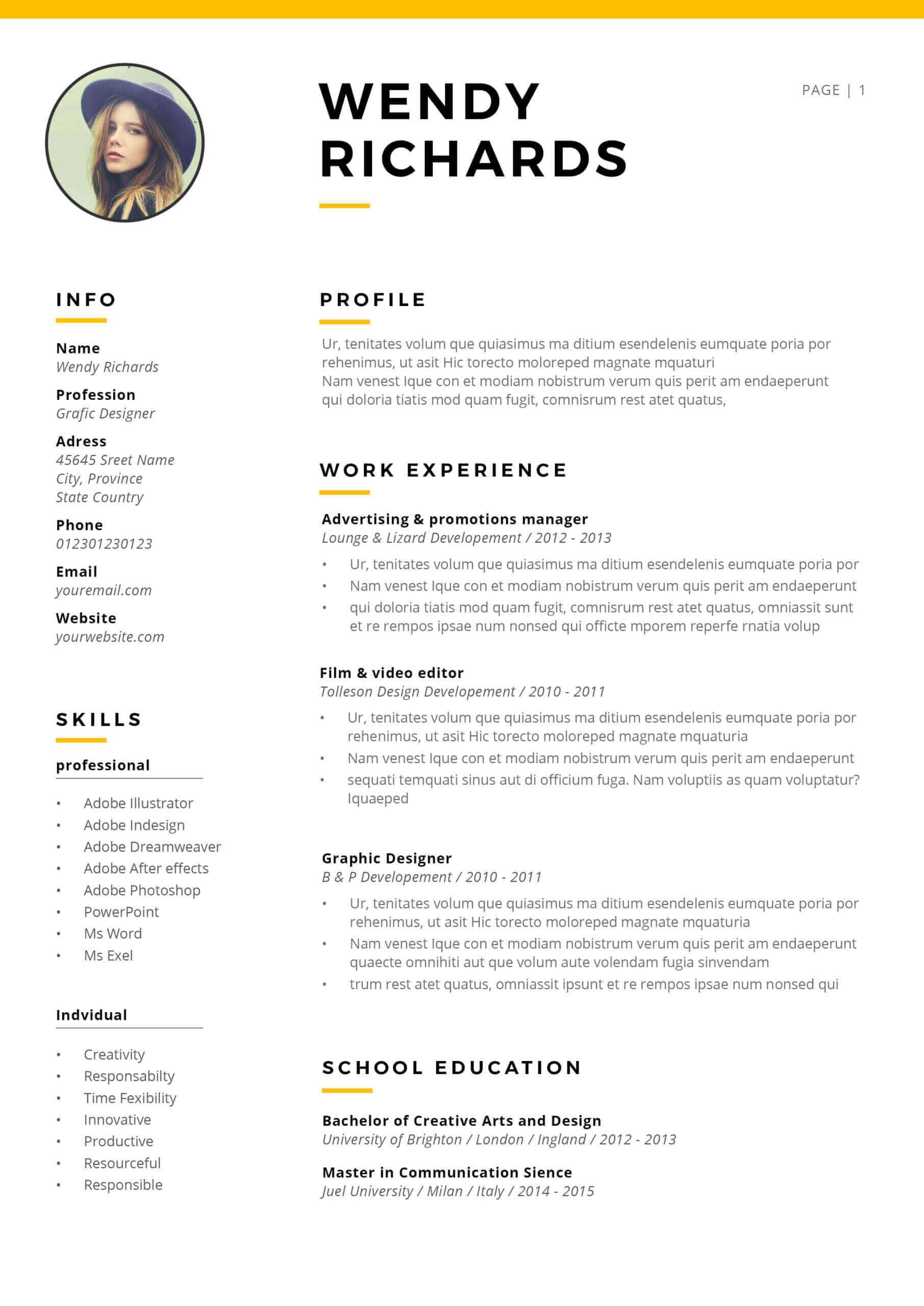 Resume Template – Coding Home